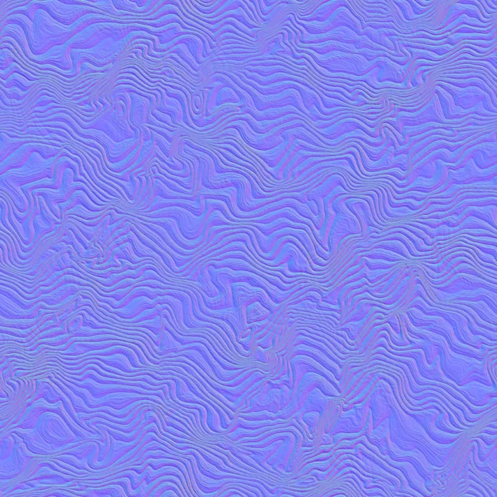 Wavy Rock PBR Texture