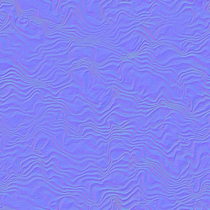 Wavy Rock PBR Texture