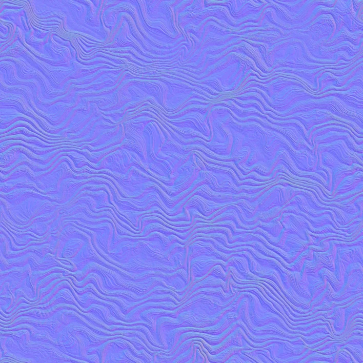 Wavy Rock PBR Texture