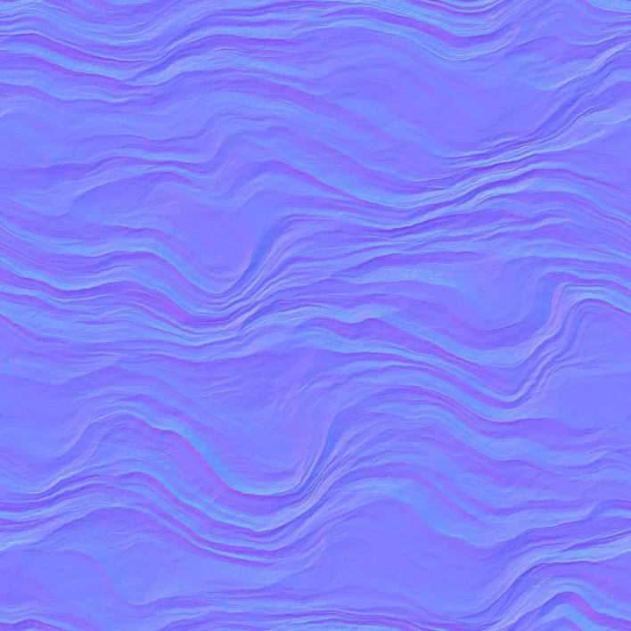 Wavy Rock PBR Texture