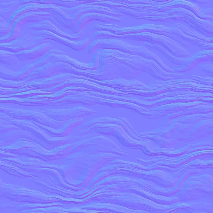 Wet Wavy Rock PBR Texture