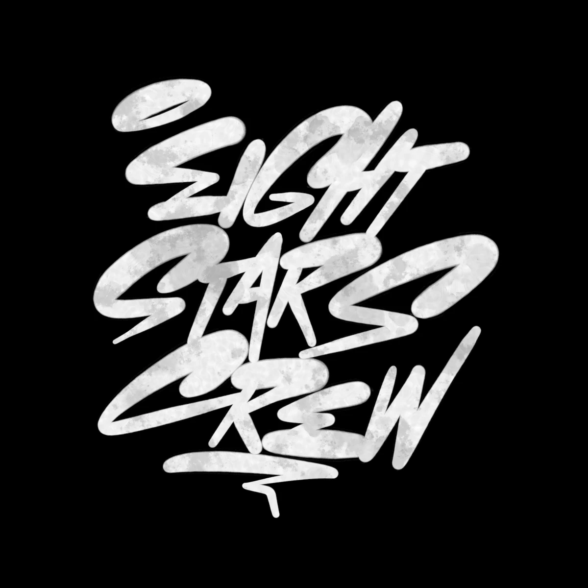 Eight Stars Crew Tag Spray Paint