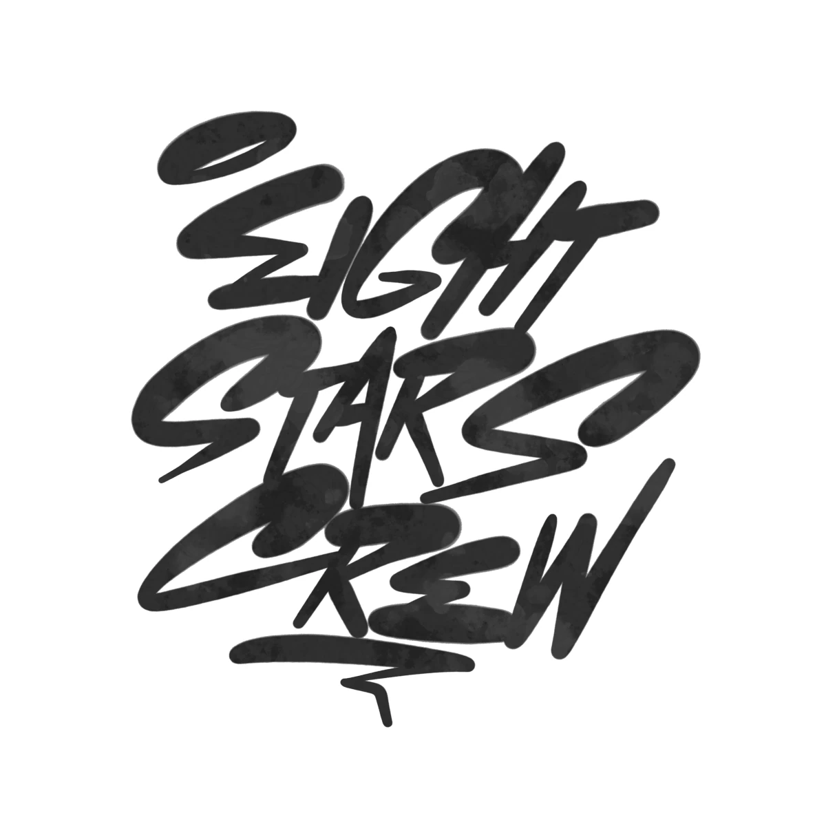 Eight Stars Crew Tag Spray Paint