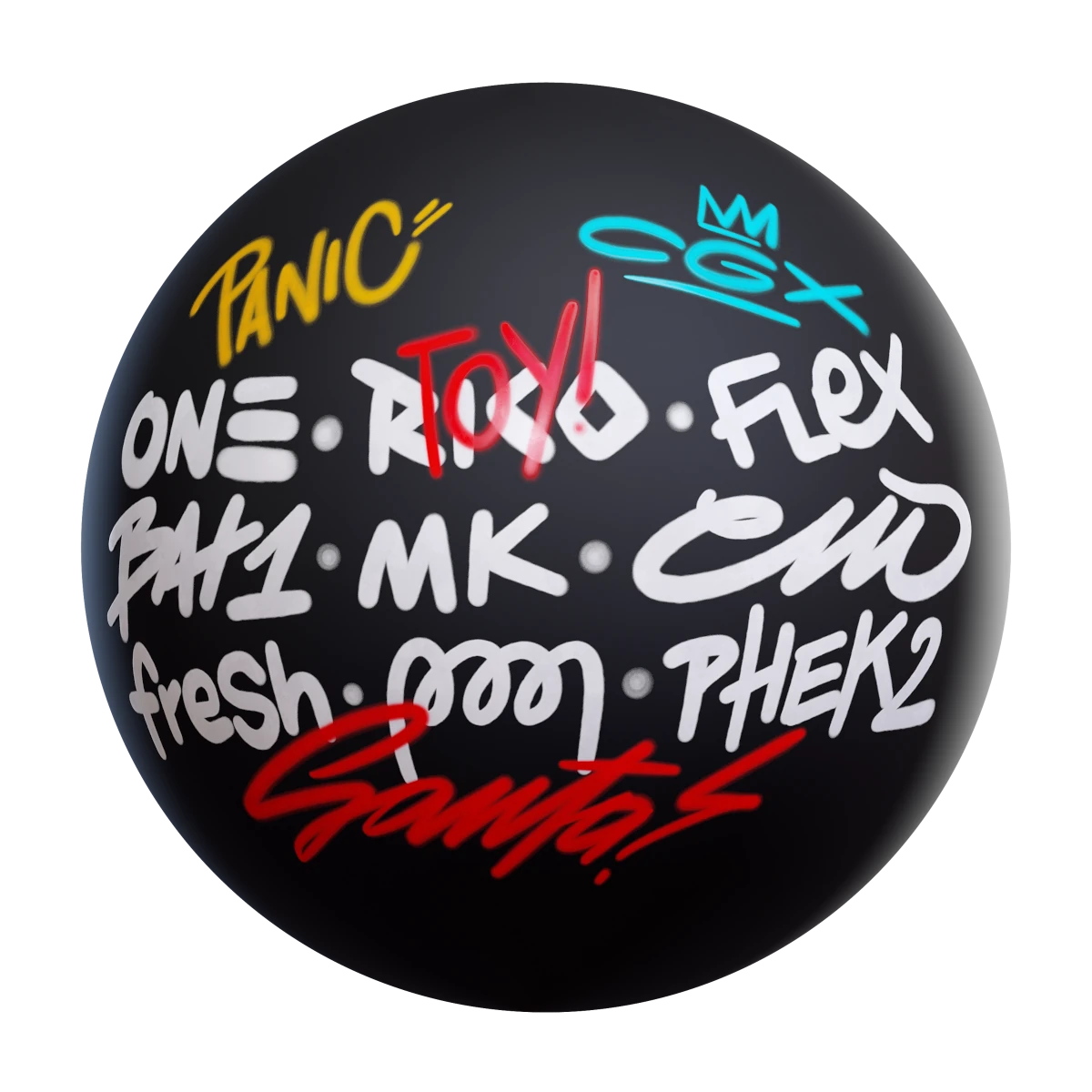 Many Tags Spray Paint