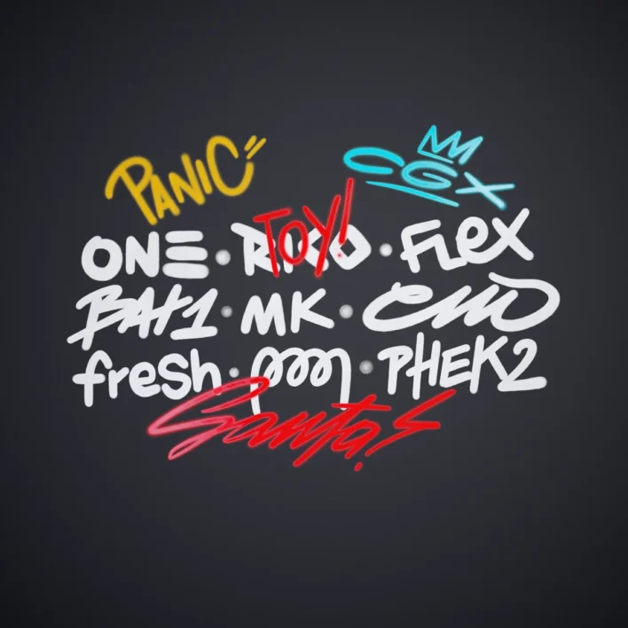 Many Tags Spray Paint