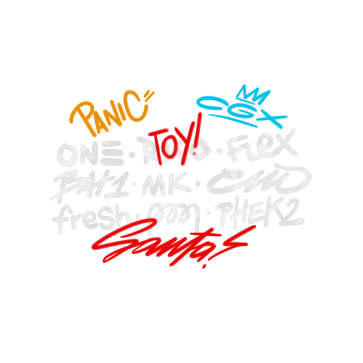 Many Tags Spray Paint