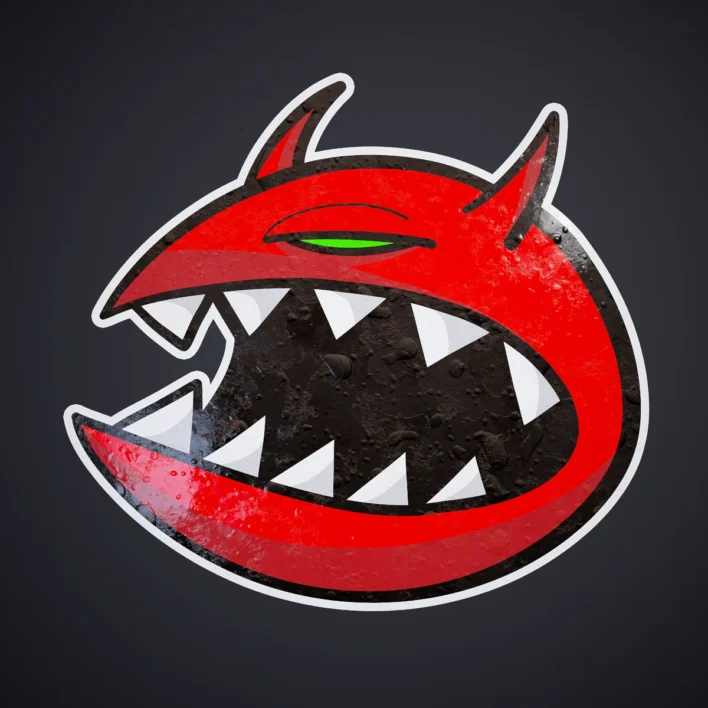 Red Devil Sticker
