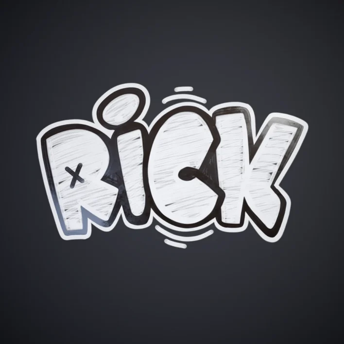 Rick Graffiti Spray Paint