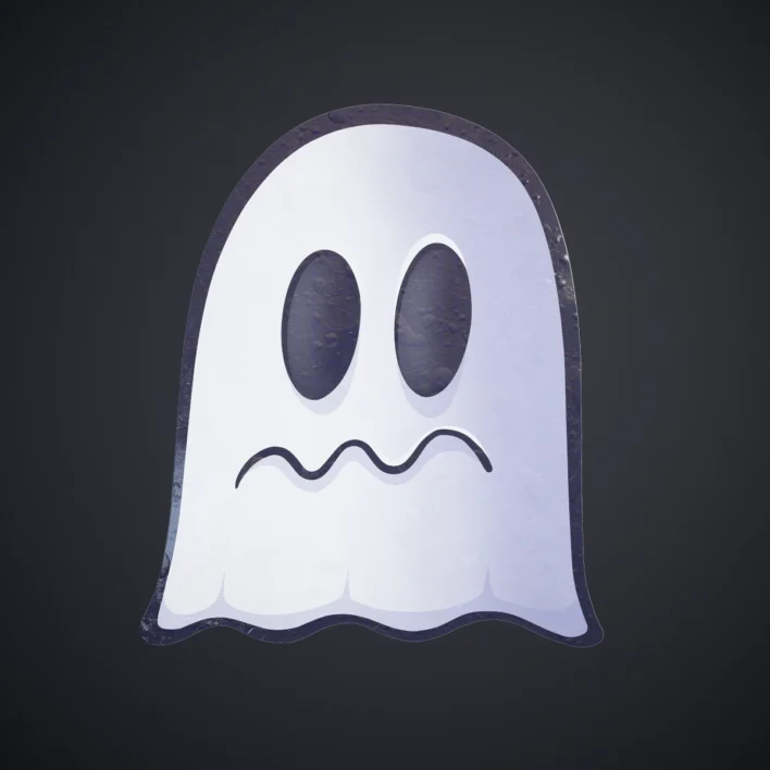 Scared Ghost Stricker
