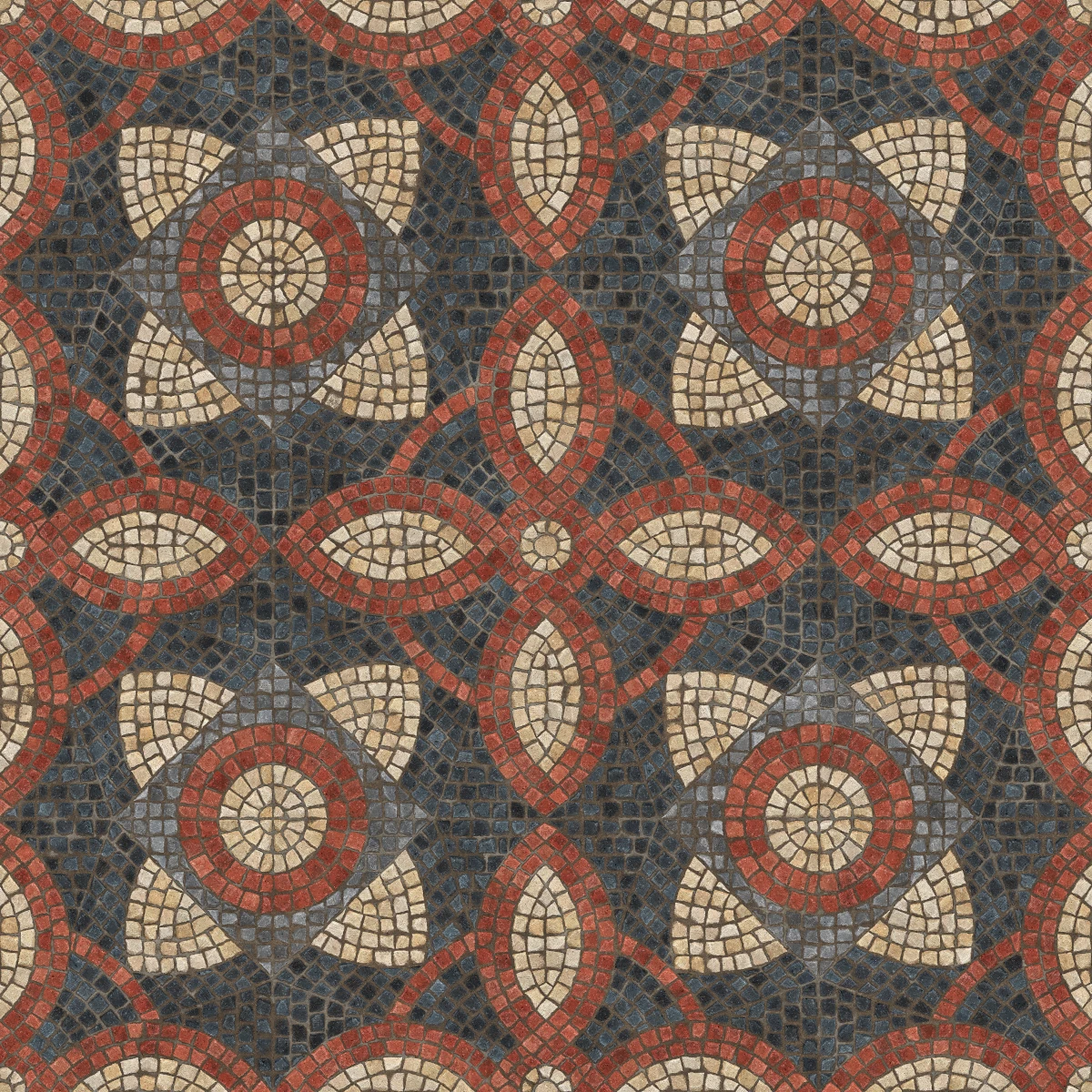 Floor Stone Mosaic PBR Texture