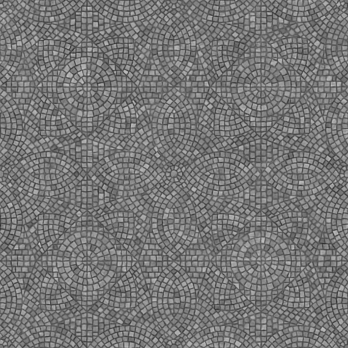 Floor Stone Mosaic PBR Texture