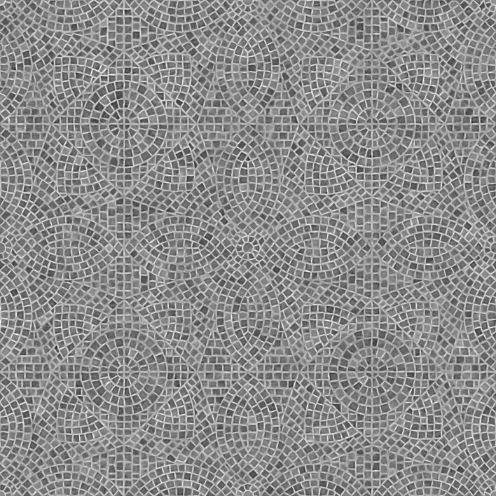 Floor Stone Mosaic PBR Texture