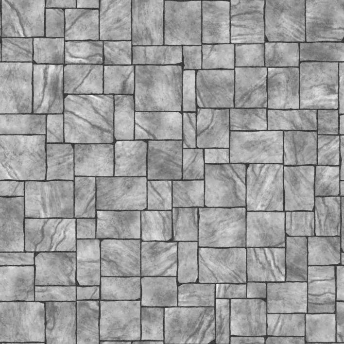 Grey Stone Tiles PBR Texture