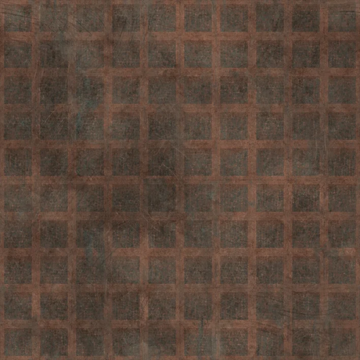 Old Copper Tiles PBR Texture