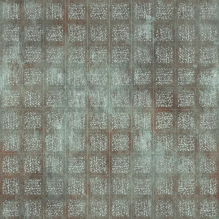 Old Copper Tiles PBR Texture