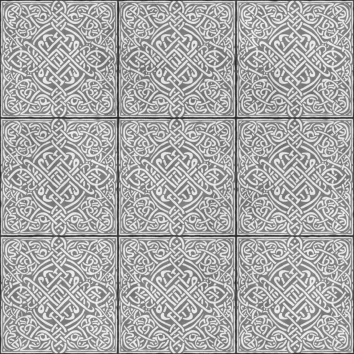 Patterned Stone Tiles PBR Texture