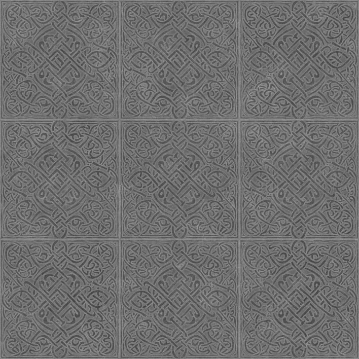 Patterned Stone Tiles PBR Texture