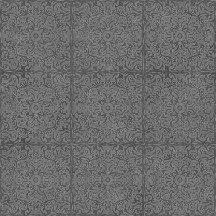 Patterned Stone Tiles PBR Texture