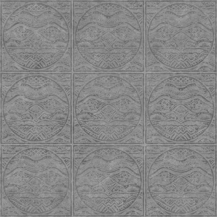 Patterned Stone Tiles PBR Texture