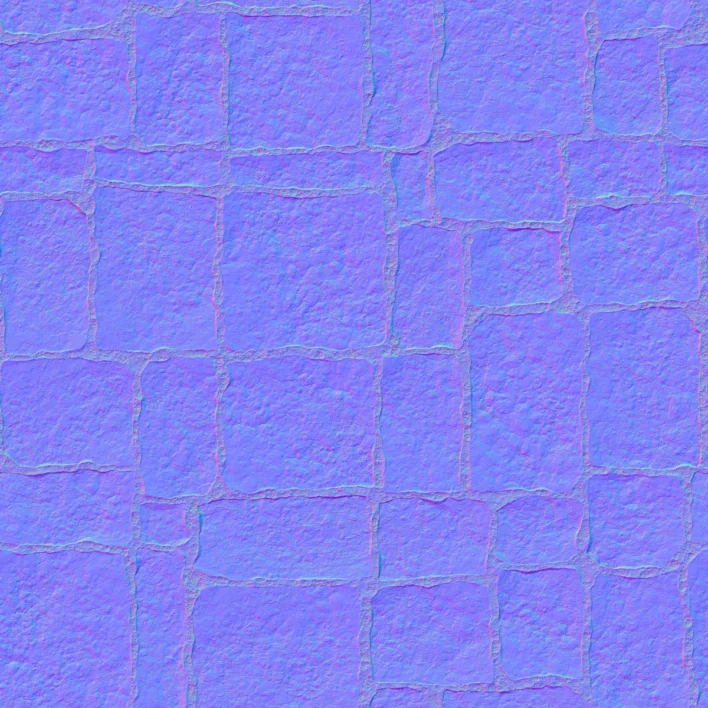 Rough Stone Wall PBR Texture