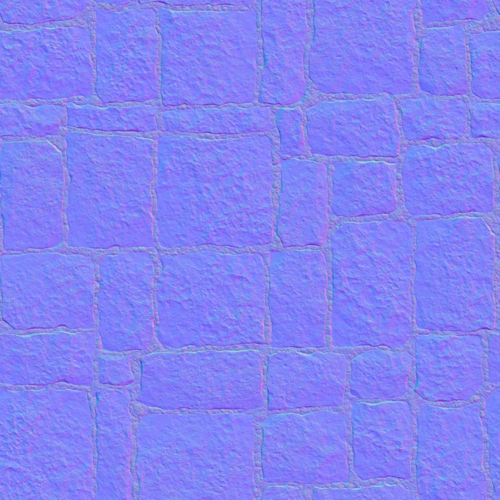 Rough Stone Wall PBR Texture
