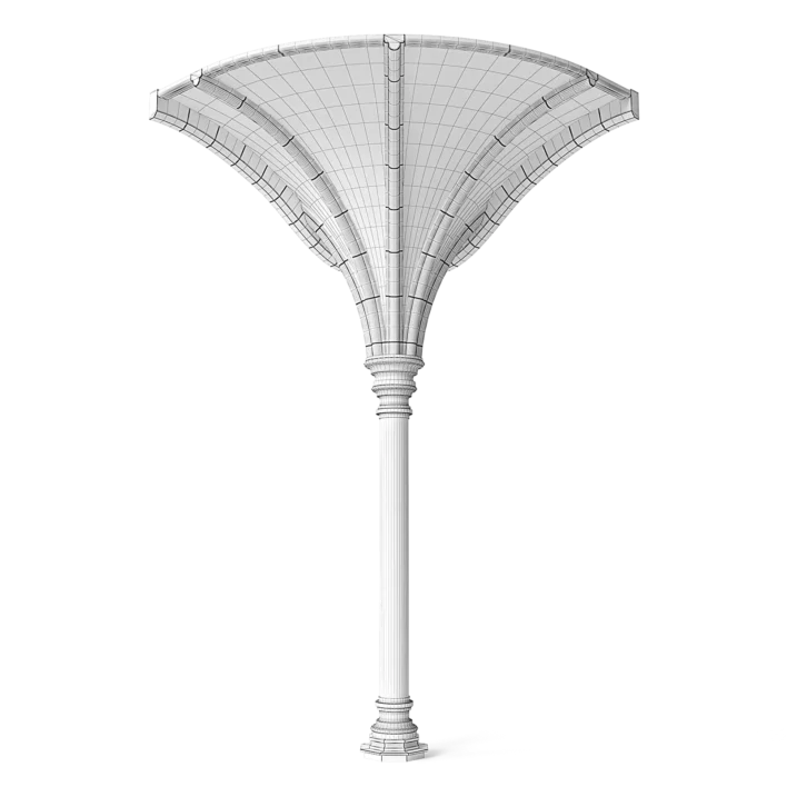 Throme Room Pillar Ceiling Corner