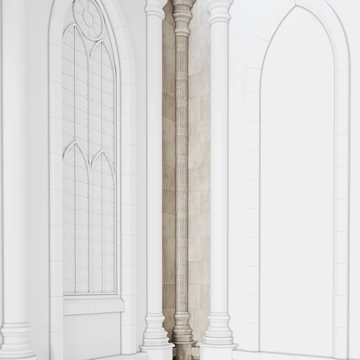 Throne Room Corner Wall