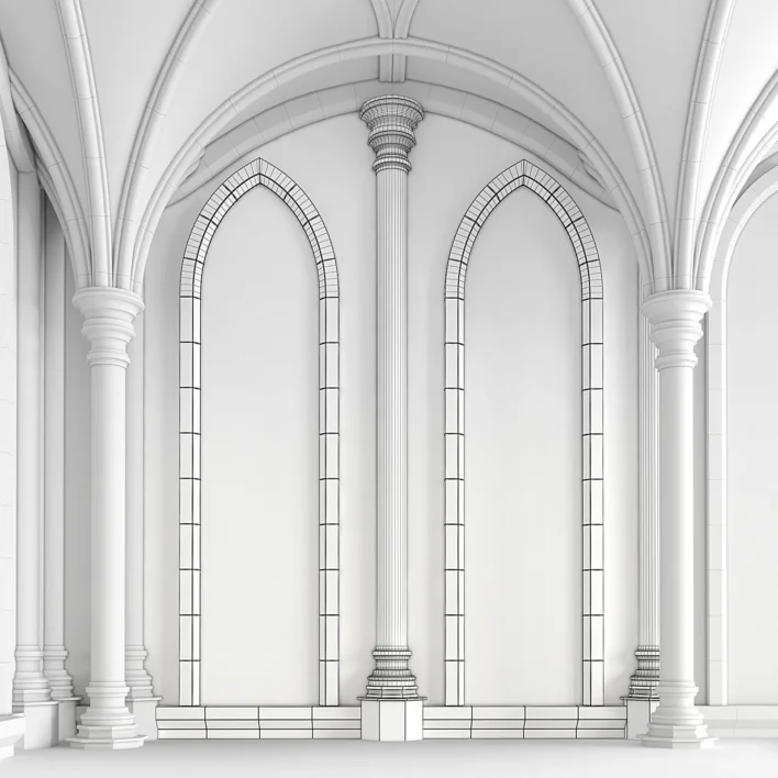 Throne Room Stone Wall