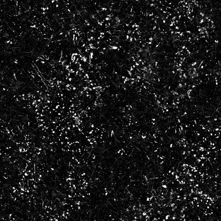 Damaged Black Rough Painted Metal