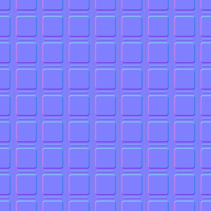 Orange Painted Metal Panels