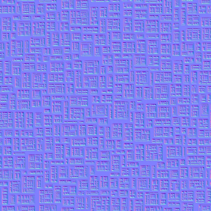 Patterned White Grid