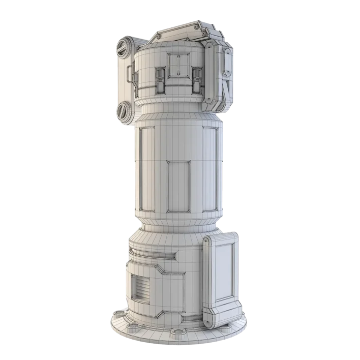 Space Station Cylindrical Pod