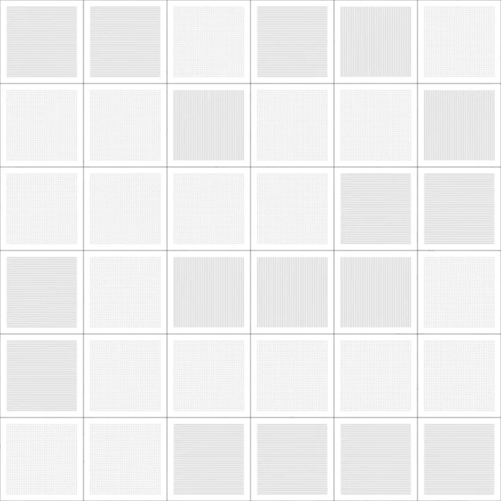 Stained Metal Floor Tiles