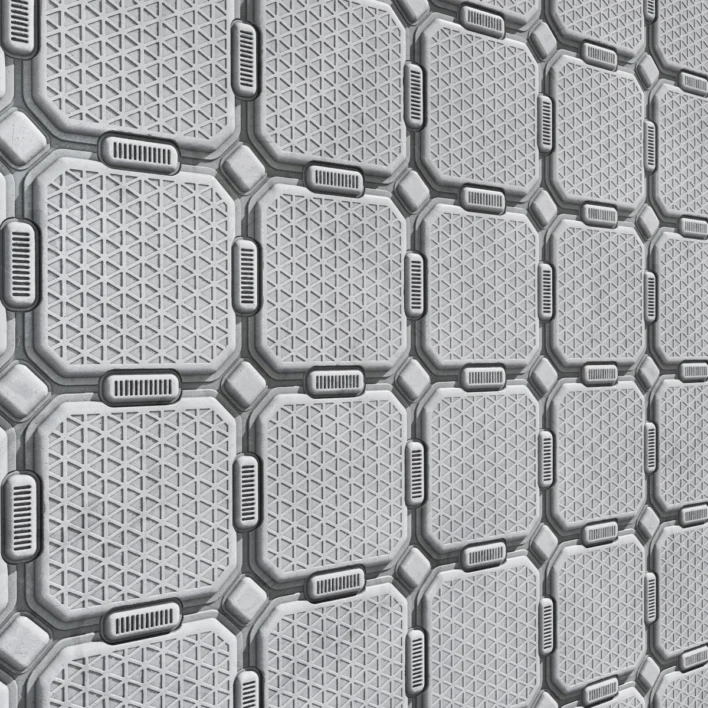White Spaceship Panels