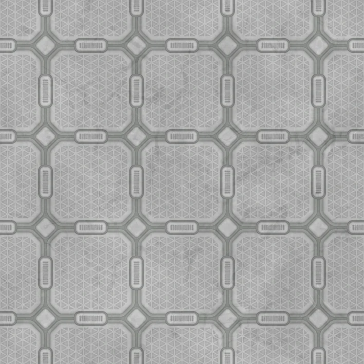 White Spaceship Panels