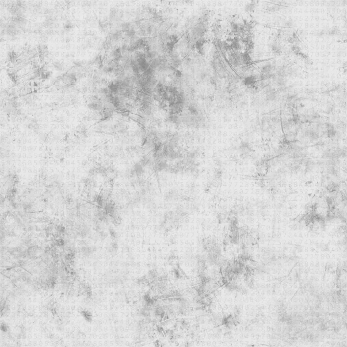 Black Scratched Screen With Numbers