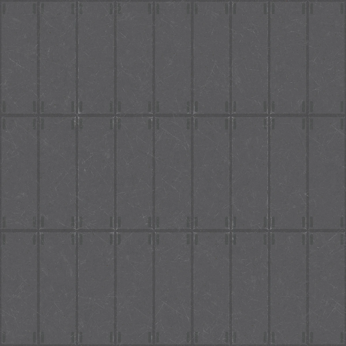 Grey Painted Metal Panels