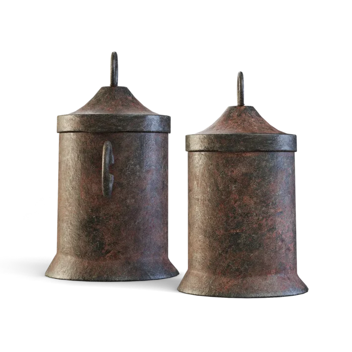 Old Metal Containers