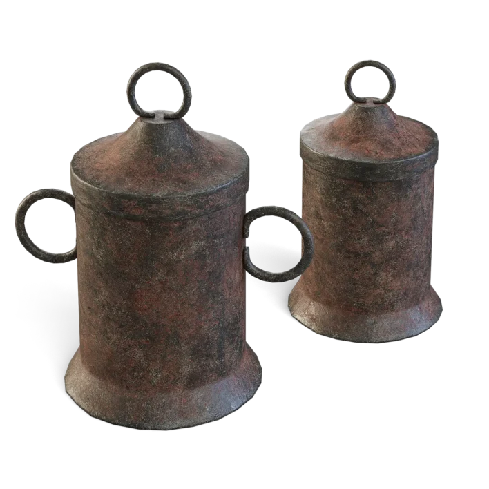 Old Metal Containers