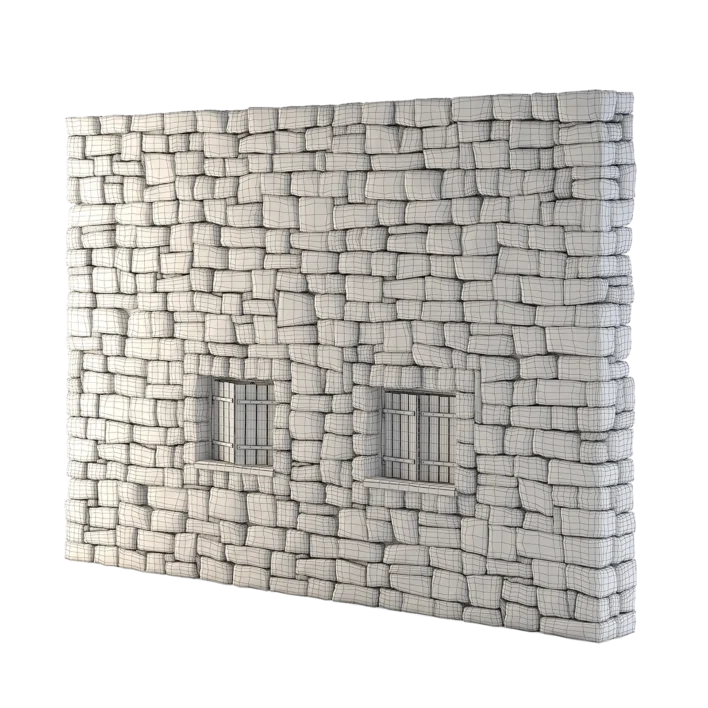 Forge Stone Wall with Windows
