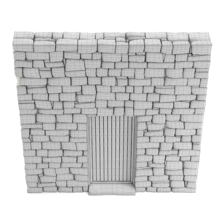 Forge Stone Wall with Door
