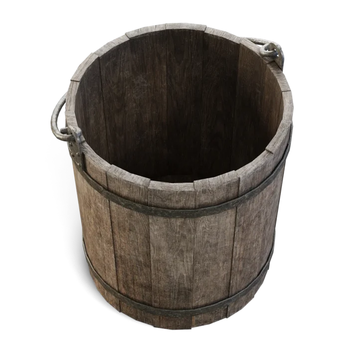 Old Wooden Bucket