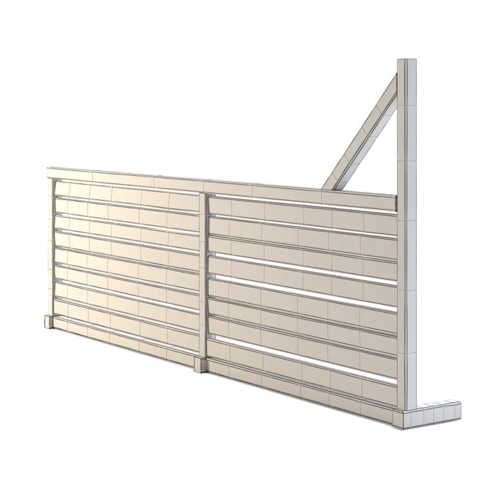 Wooden Wall Fence