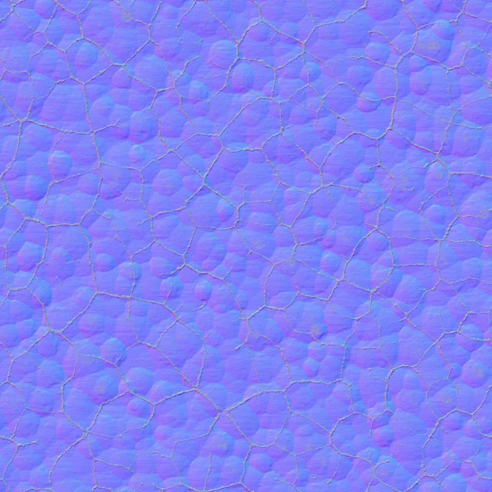 Cracked Clay Ceramic