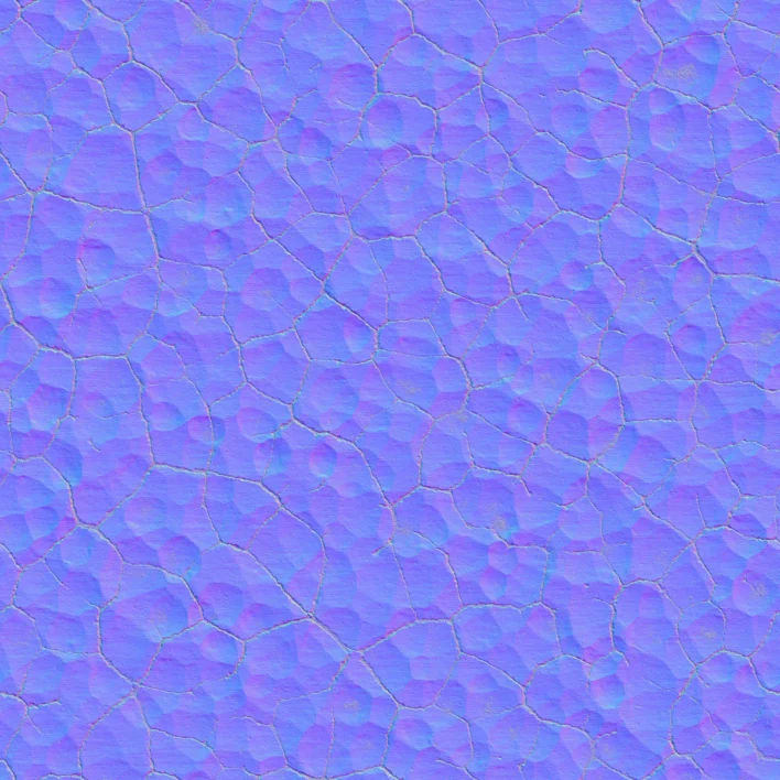 Cracked Clay Ceramic