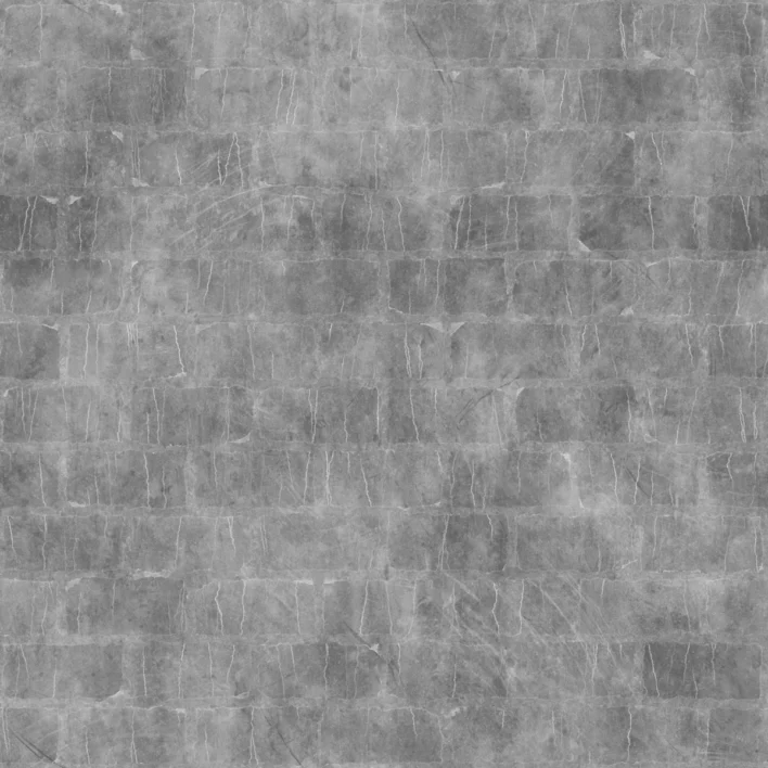 Damaged Grey Brick Wall