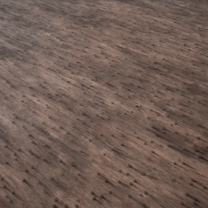 Old Wood With Nails