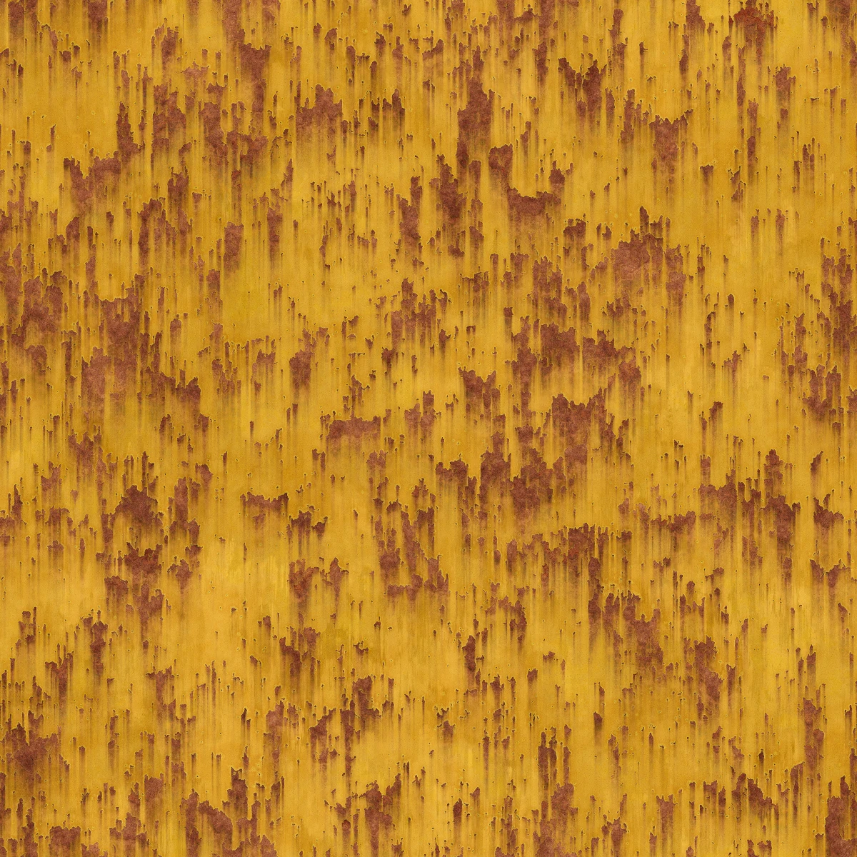 Yellow Paint Leaking Rust