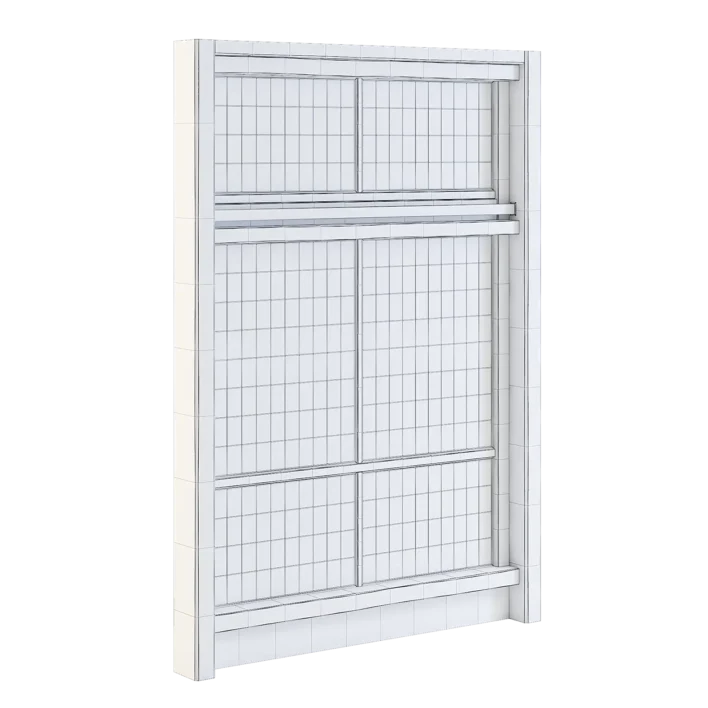 Factory Side Wall with Windows