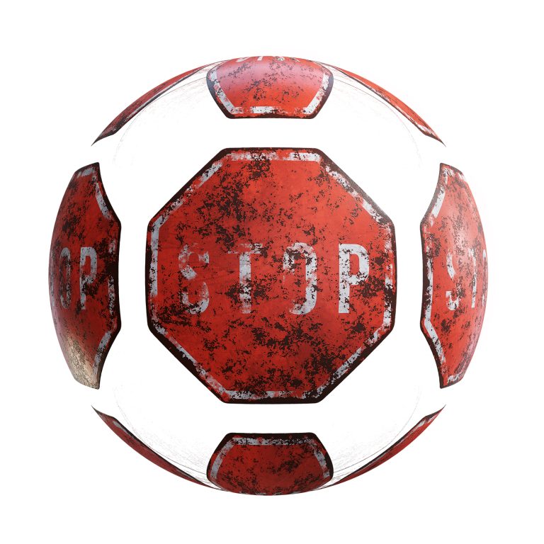 Damaged Stop Sign Texture